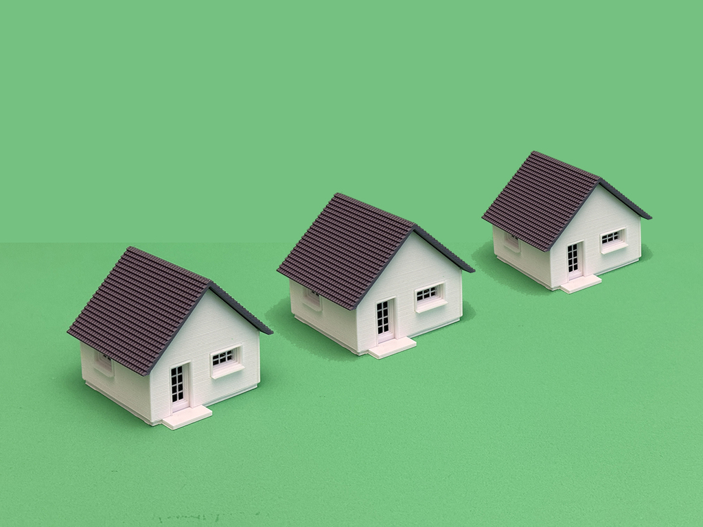 🏠 MOTEL CABINS HO SCALE・Free 3D File for ・Cults
