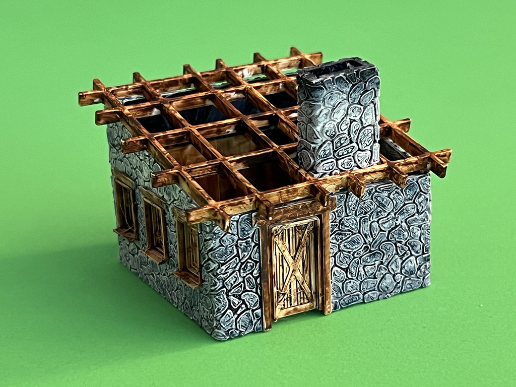 👴 OLD BLACKSMITH SHOP HO SCALE・Free 3D File for ・Cults