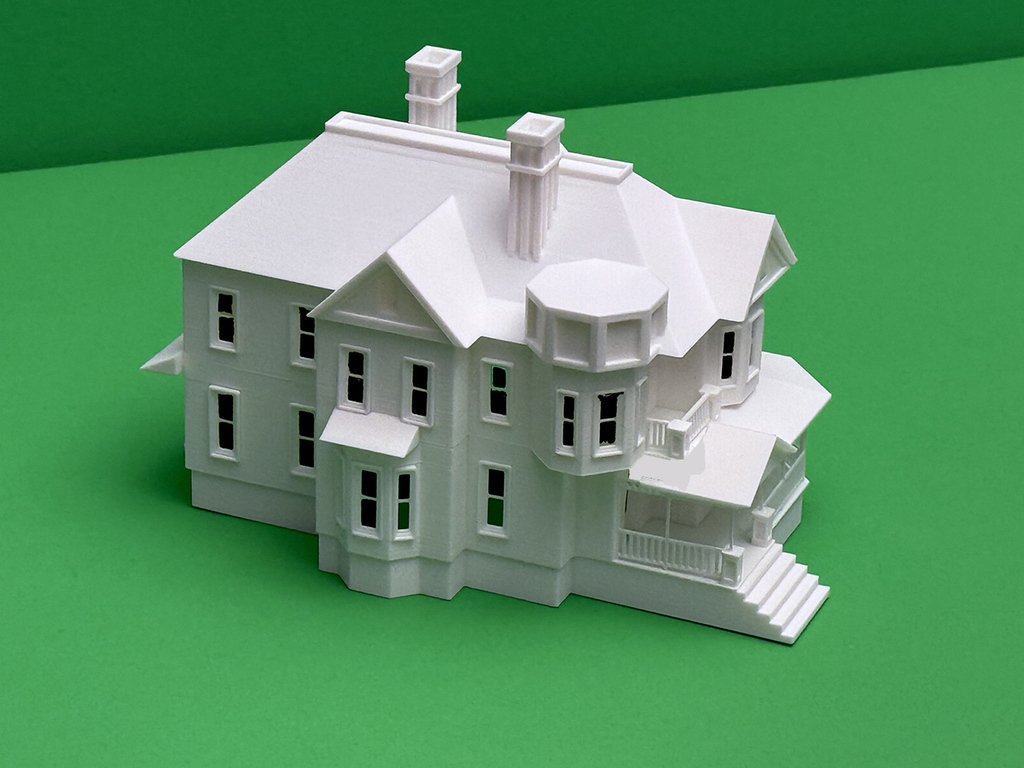 🏠 MANSION 2 HO SCALE・Free 3D File for ・Cults