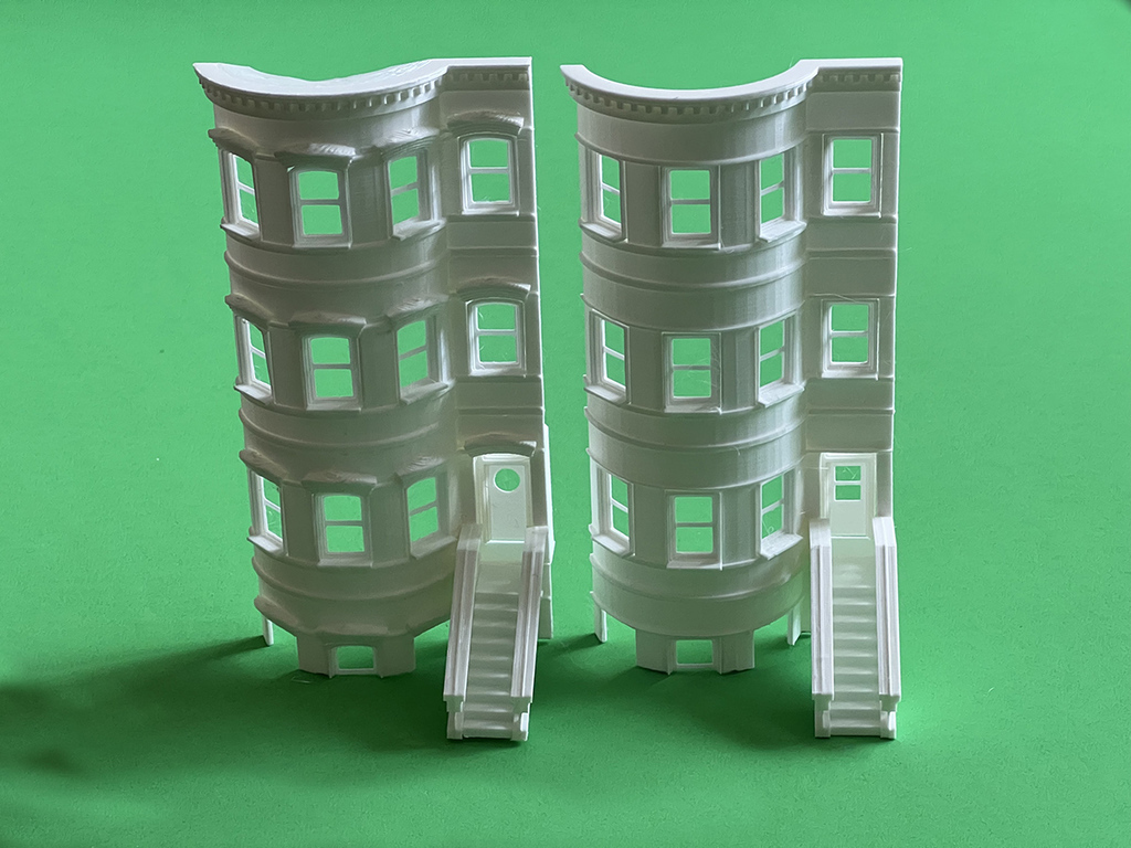 🏠 BROWNSTONE MODULAR APARTMENTS HO SCALE・Free 3D File for ・Cults
