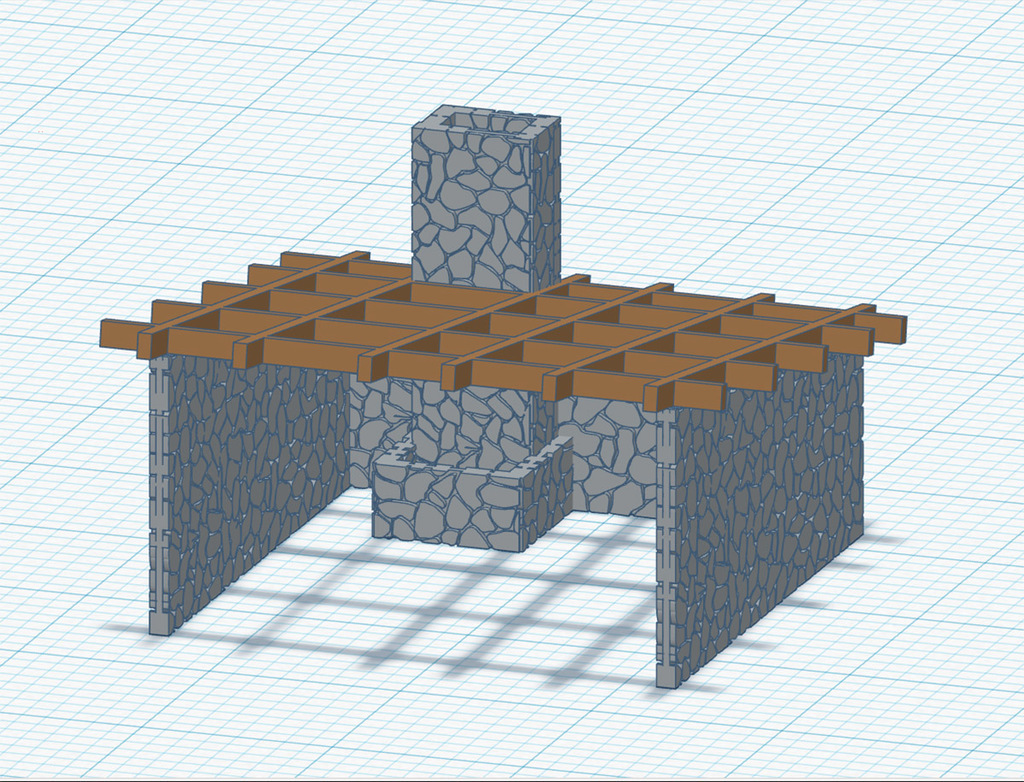 👴 OLD BLACKSMITH SHOP HO SCALE・Free 3D File for ・Cults