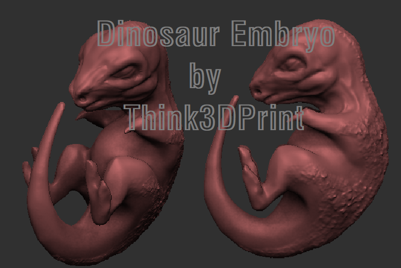 STL file Baby Dinosaur - Sleeping 👶 ・3D printer model to download・Cults