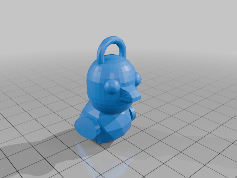 🐦 Low Poly Bird Keychain・Free 3D File for ・Cults