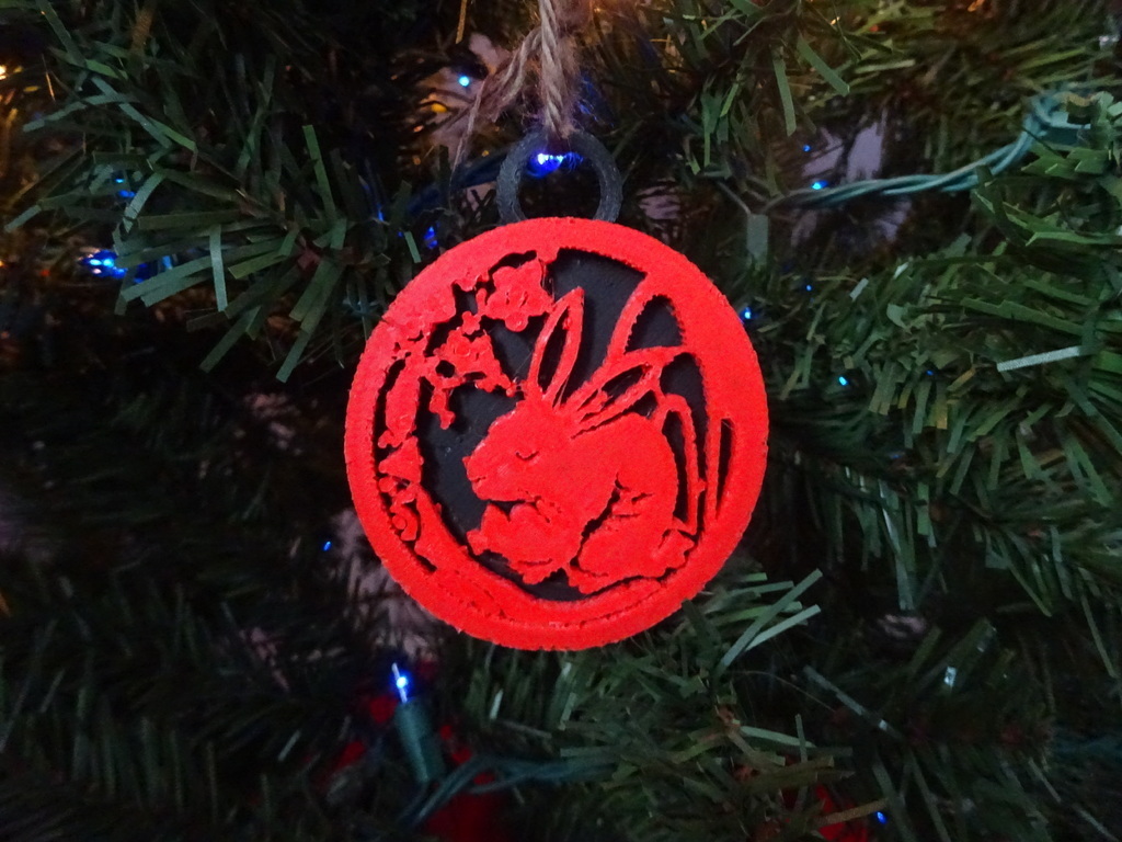 🐇 Lunar Rabbit Charm from DBD Ornament・Free 3D File for ・Cults