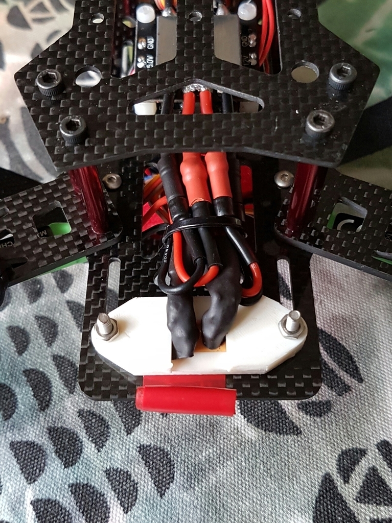 Free 3D file XT60 & LED Quadcopter Mount - Emax Nighthawk 250 🔋 ・3D ...