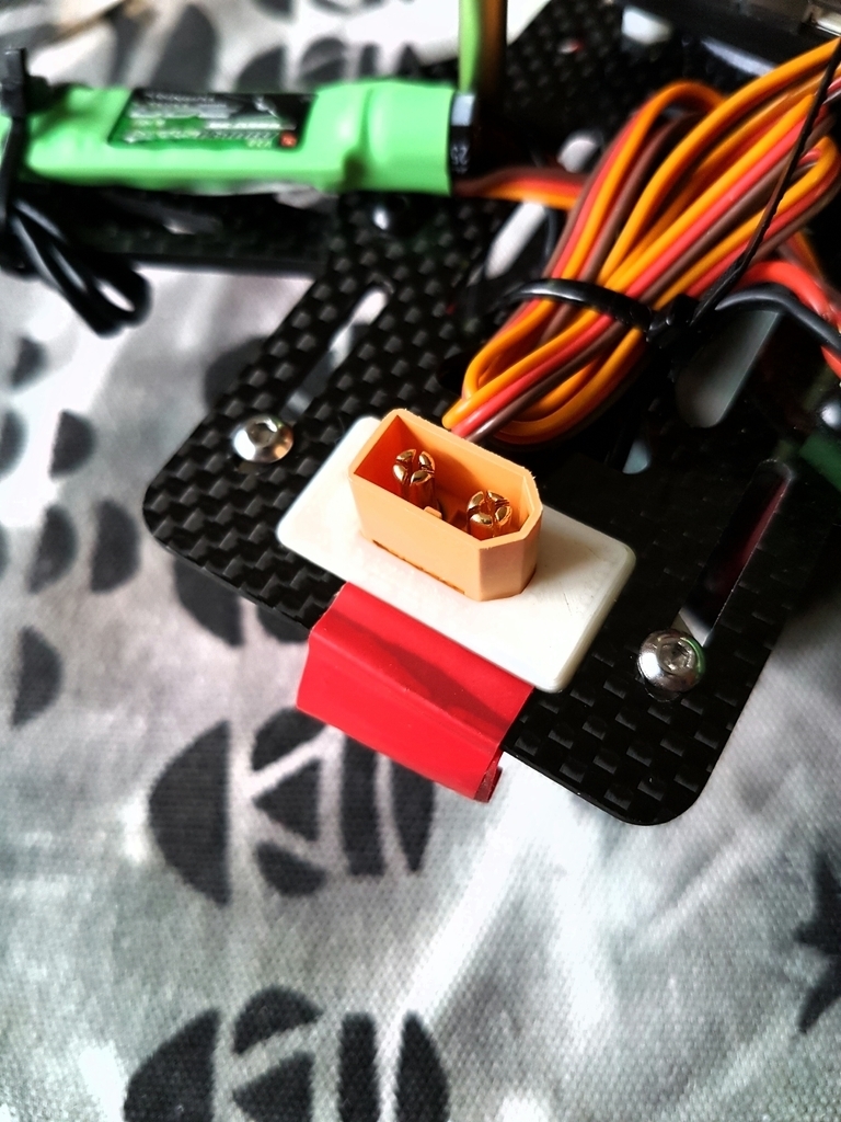 Free 3D file XT60 & LED Quadcopter Mount - Emax Nighthawk 250 🔋 ・3D printing template to ...