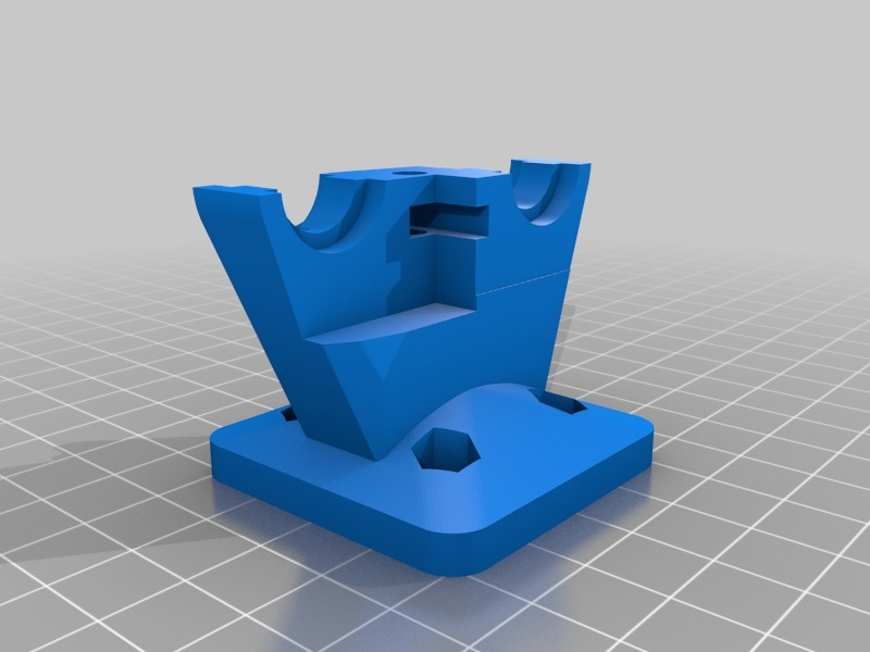 🔩 Dual Extruder Mount - E3D V6 & V5 /OR J Head・Free 3D File for ・Cults
