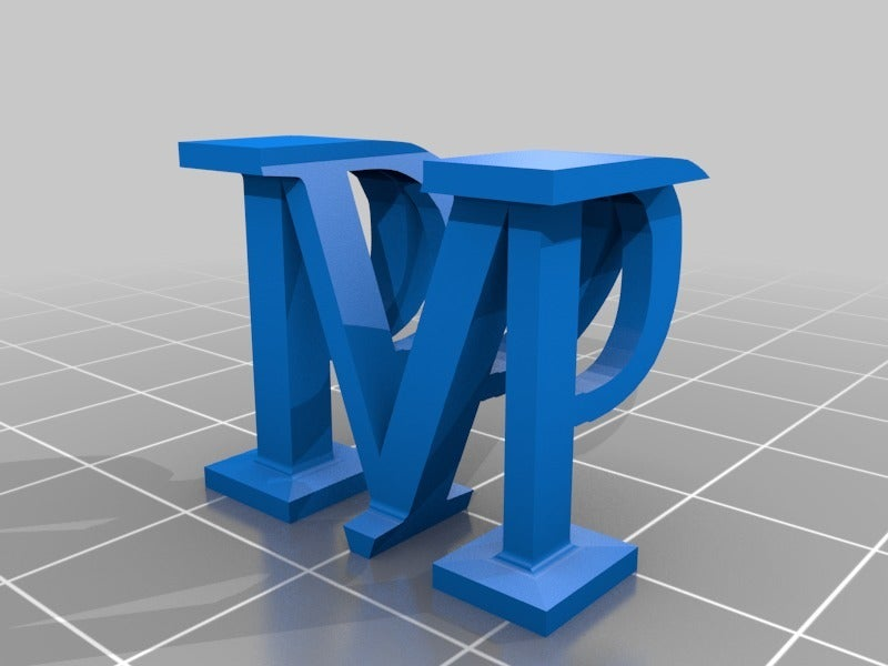 Free STL file My Customized Alphagram 👗 ・3D printable model to download ...