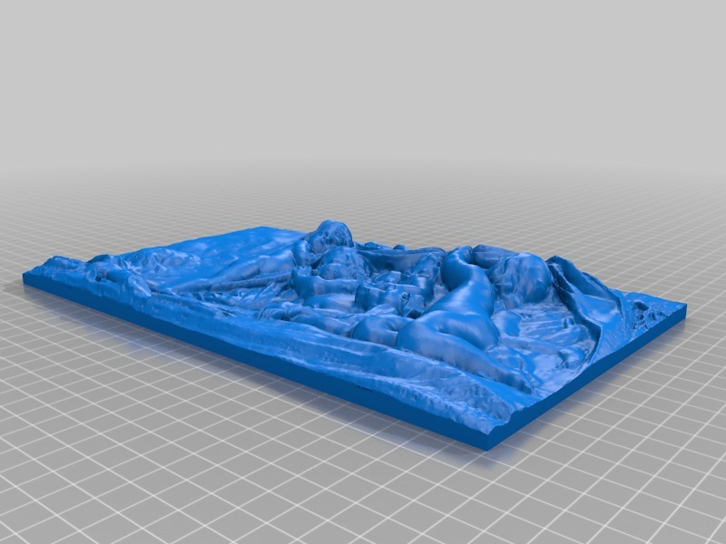 Free 3d File Bouchardon Four Seasons Fountain Allegory Of Winter