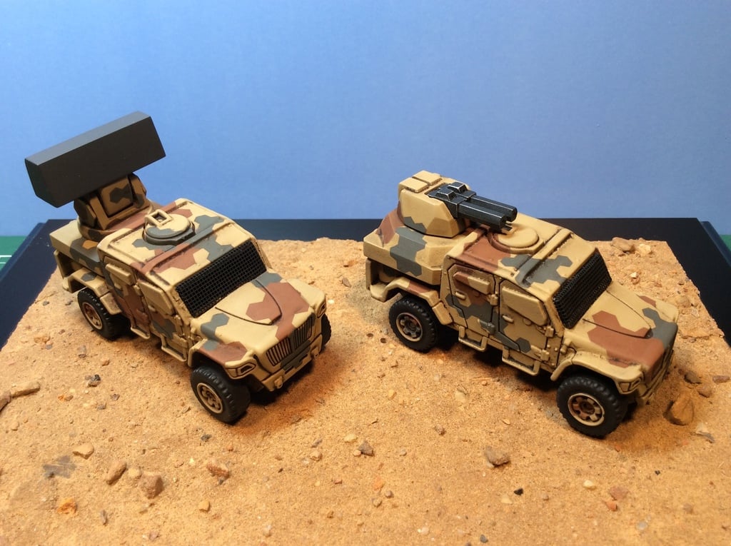3D print Acquisition Radar for Matchbox MXT toy truck・Cults