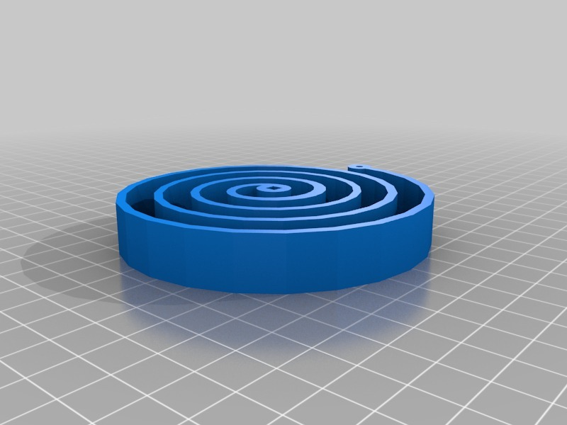 Free 3D file Round leaf spring (clock spring) 🕰️ ・3D printable design ...