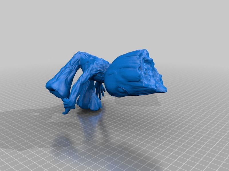 👶 Bttn Pushing Baby Groot Remixed Finger&neck・Archivo 3D Gratis para ・Cults