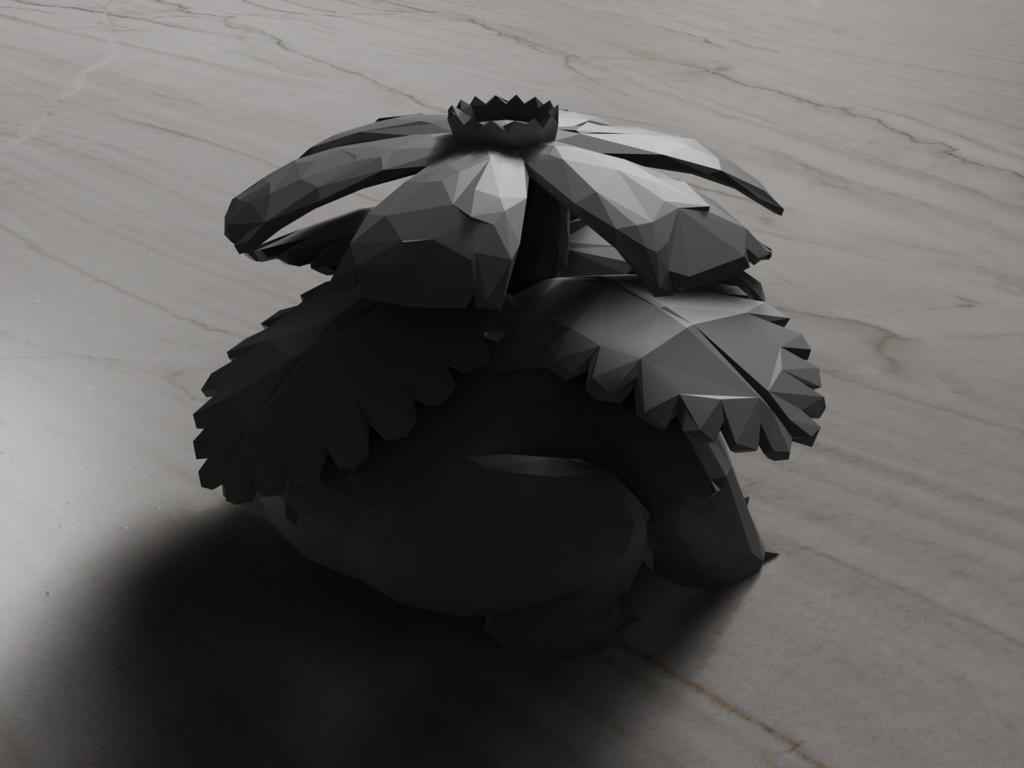 Free 3D file Venusaur - Low poly 🐉 ・3D print design to download・Cults