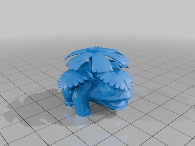Free 3D file Venusaur - Low poly 🐉 ・3D print design to download・Cults