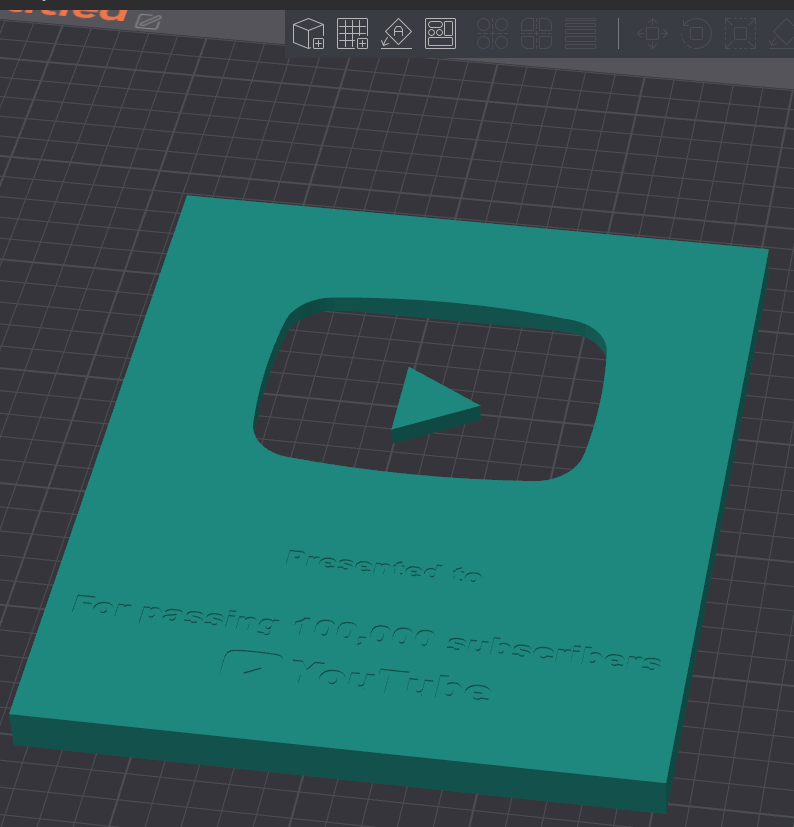 ️ YouTube Silver Play Button・Free STL File for 3D printing・Cults