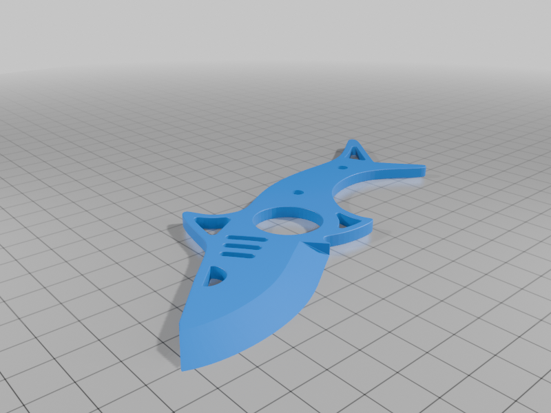 免费 3D 文件 Sharkie II - the shark knife 🦈 ・可下载 3D 打印模型・Cults