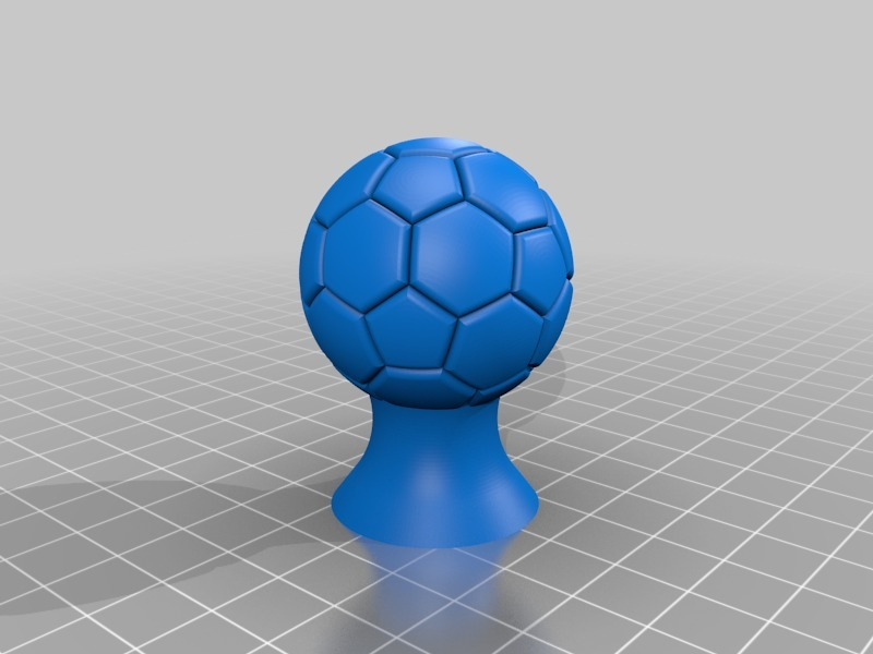 Free 3D file Soccer knob ⚽ ・3D printable model to download・Cults