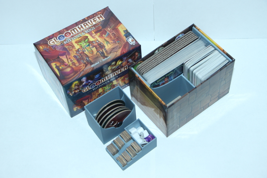 ♟ Gloomhaven Buttons & Bugs Organizer・Free STL File for 3D printing・Cults