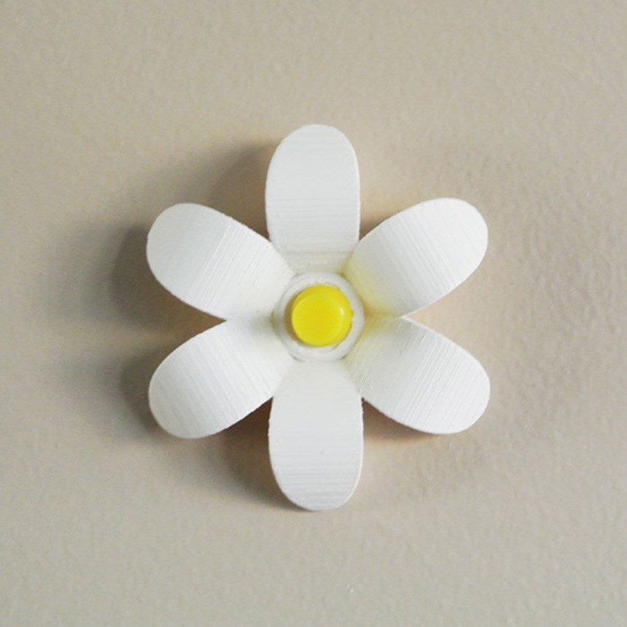 Free STL file Flower-shaped Push pin #1 🧷 ・3D print model to download・Cults