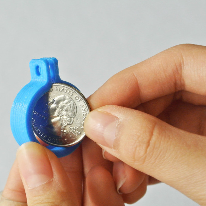 Free STL file Quarter coin holder 🪙 ・3D print object to download・Cults