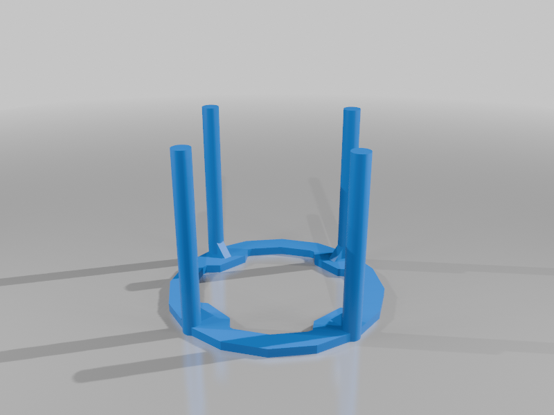 🍕 Pizza box table support/spacer (parametric)・Free 3D File for ・Cults