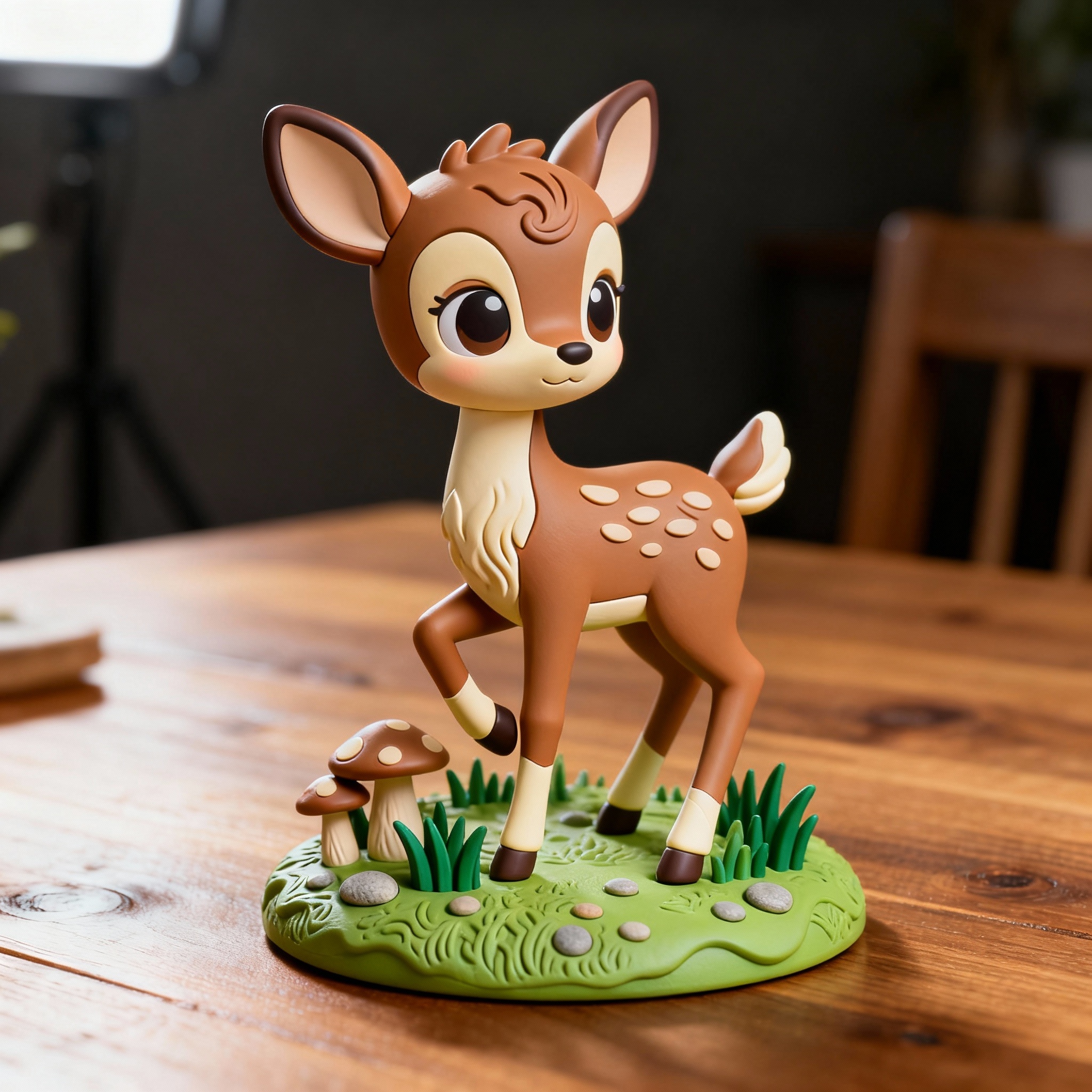 📁 Cute Bambi Figurine 3D Print STL File - Cartoon Fawn Model・Free 3D ...