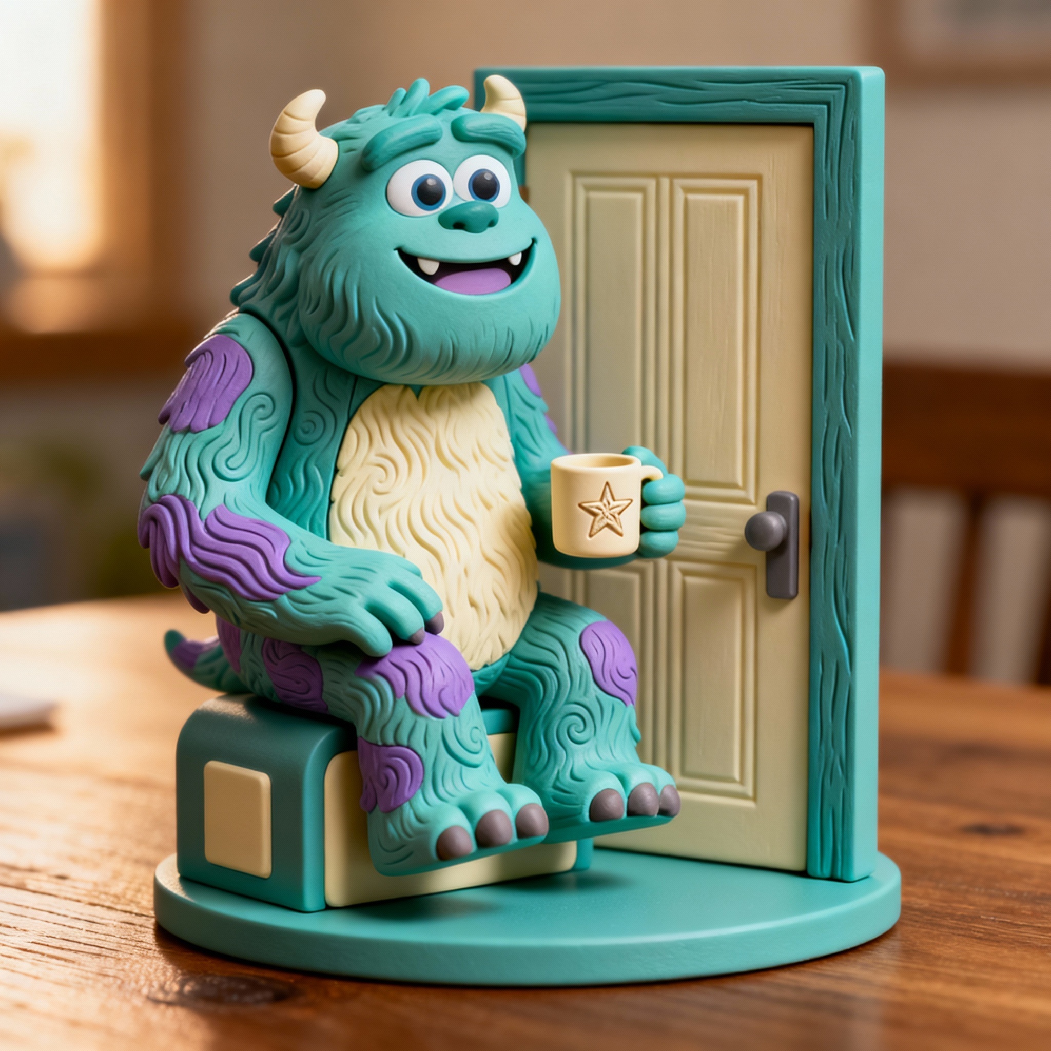 📁 Sulley Monsters Inc. Figurine 3D Print STL File Fan Art・ 3D File for ...