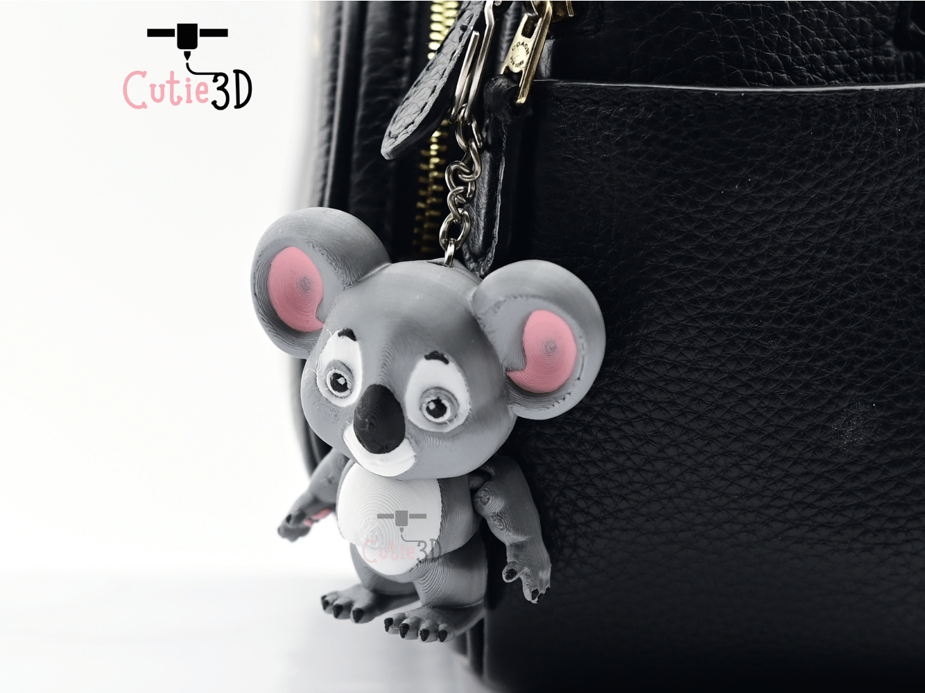🐨 Cutie3D Articulated Koala Keychain - Cute Animal Keychain - Cute ...