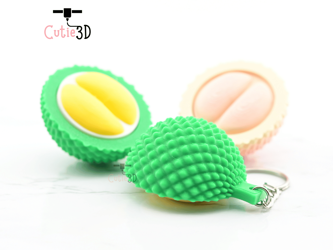 👌 Cutie3D Keycap Fidget Keychain Durian Keychain - Cute Backpack ...