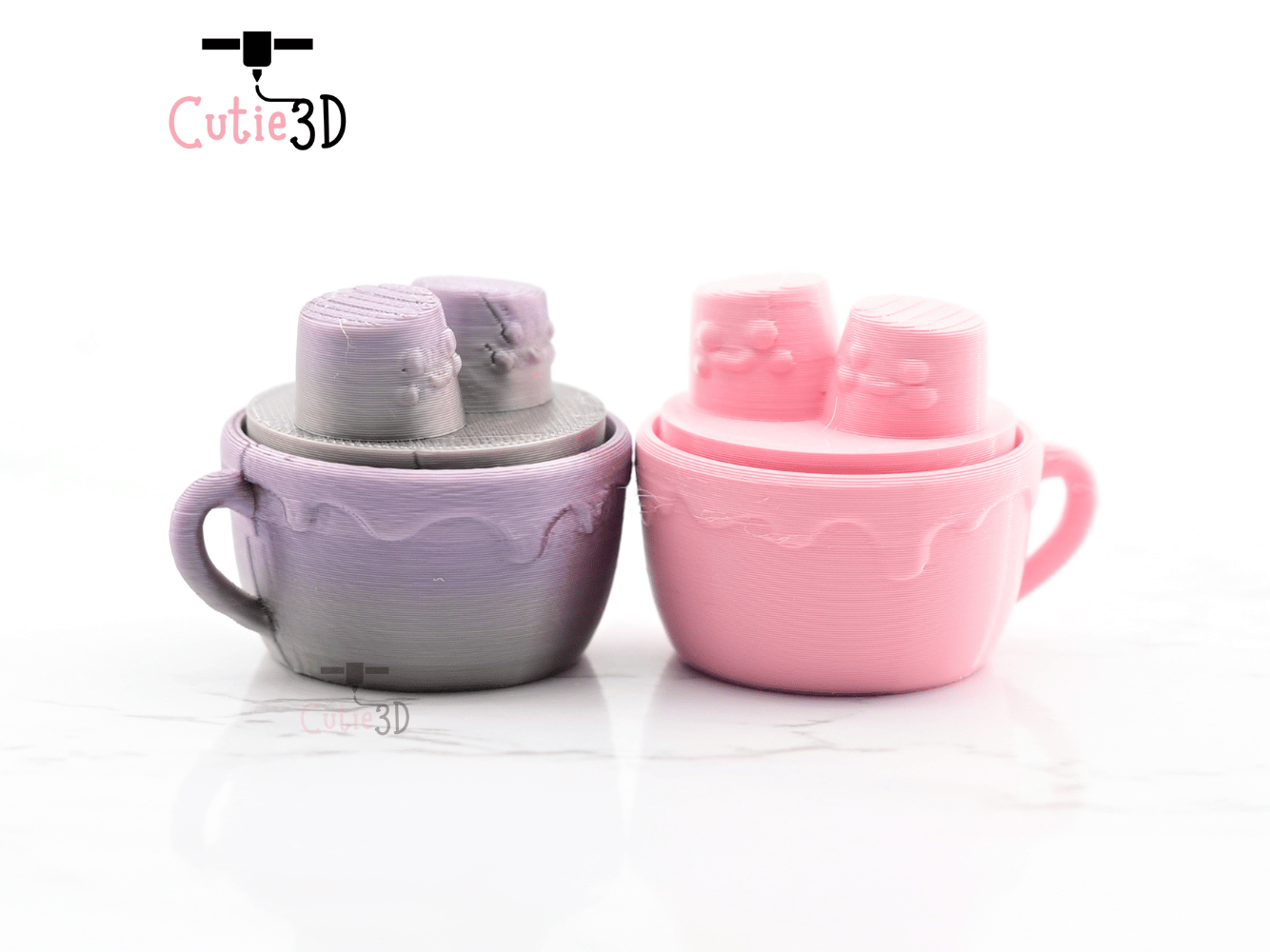 👌 Cutie3D Twisty Keycap Fidget Clicker Chocolate Marshmallow Cup・ 3D ...
