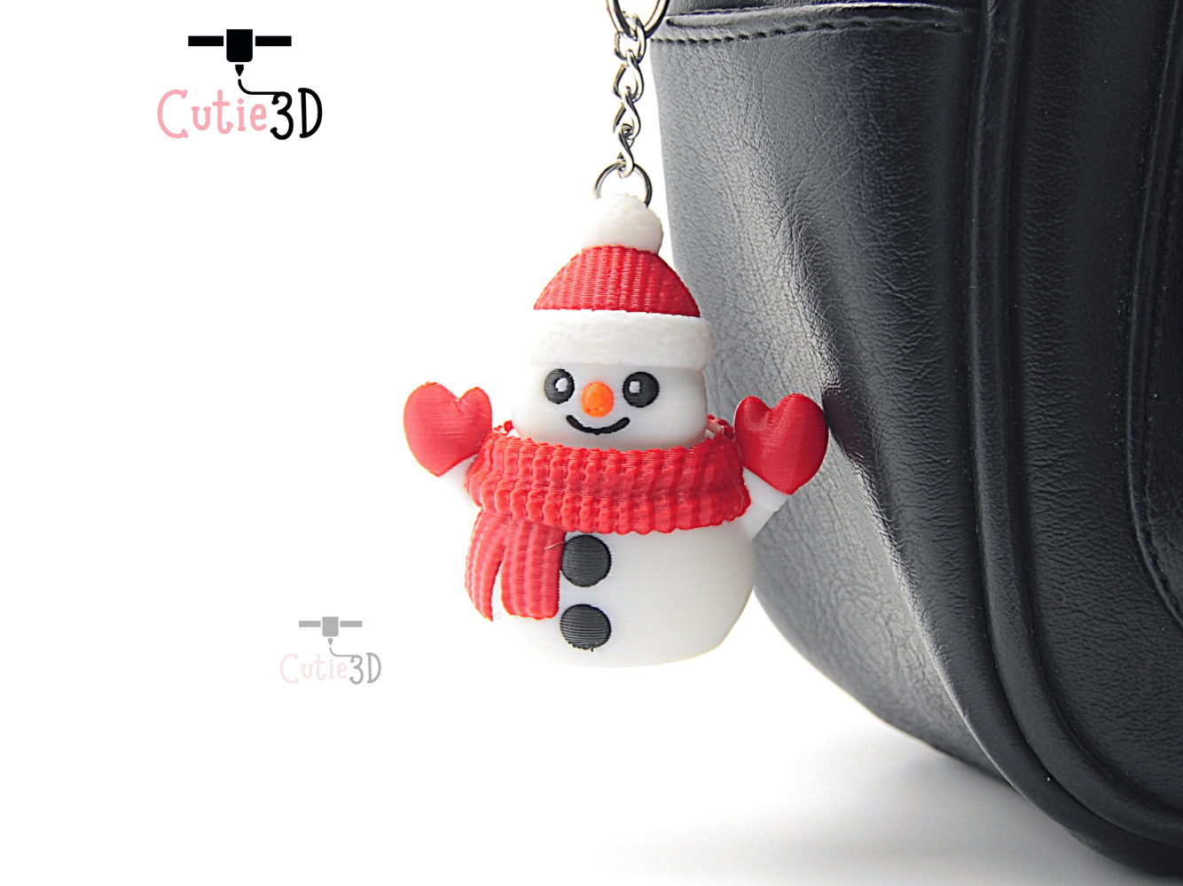 ☃️ Cutie3D Winter Snowman Keycap Fidget Clicker Keychain - Cute ...