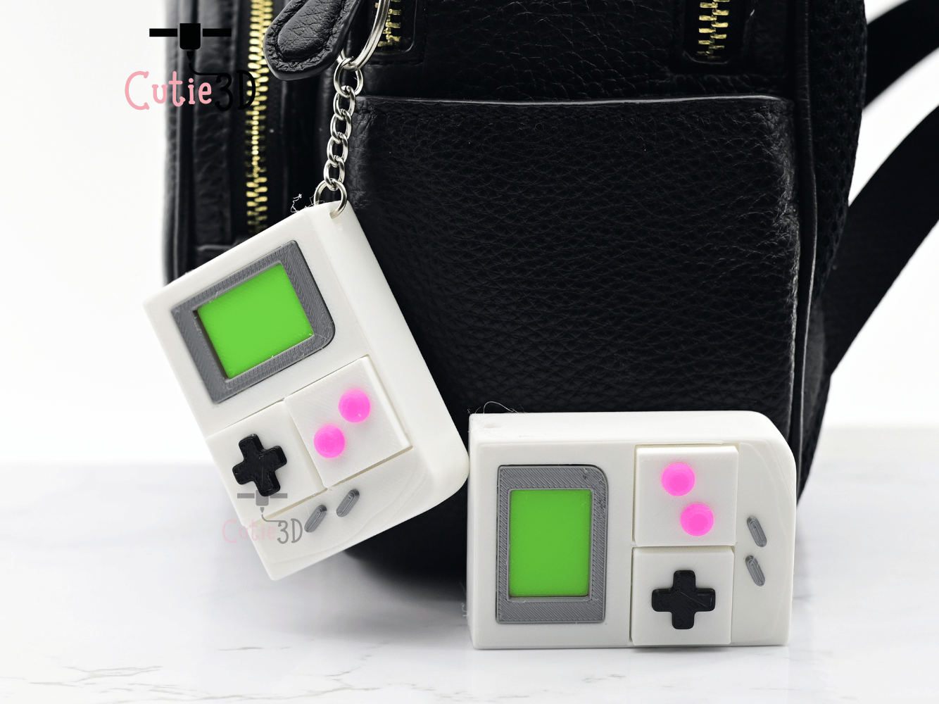 👦 Cutie3D Retro Nintendo Game Boy Keycap Fidget Clicker Keychain - Cute ...