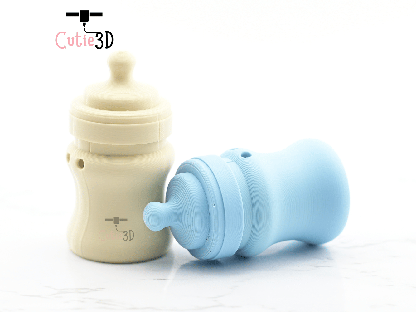 👌 Cutie3D Keycap Fidget Clicker Baby Milk Bottle Keychain - Cute ...