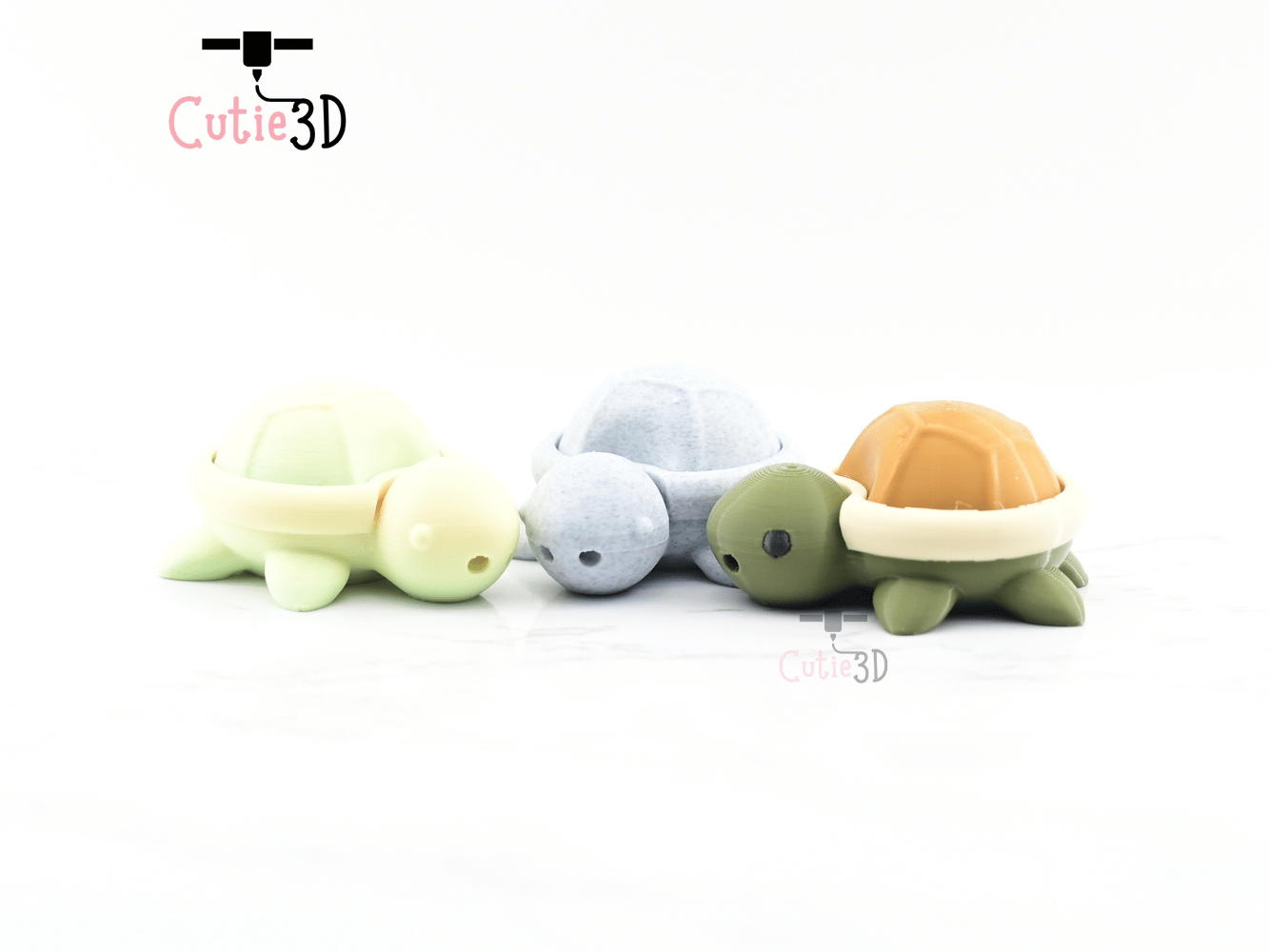 👌 Cutie3D Fidget Clicker Adorable Turtle Keychain - Cute Backpack ...