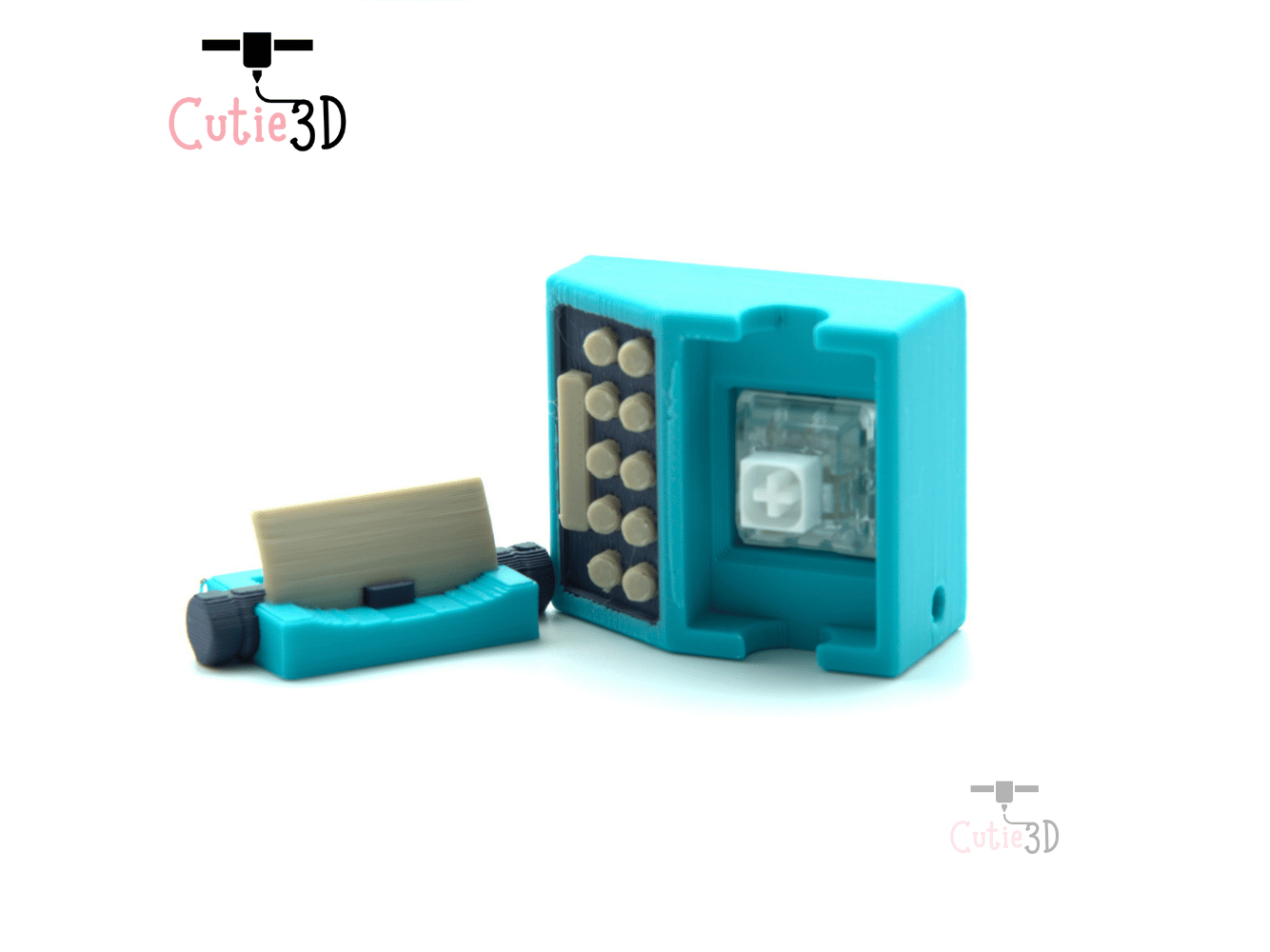 👌 Cutie3D Vintage Typewriter Fidget Clicker Keychain - симпатичный ...