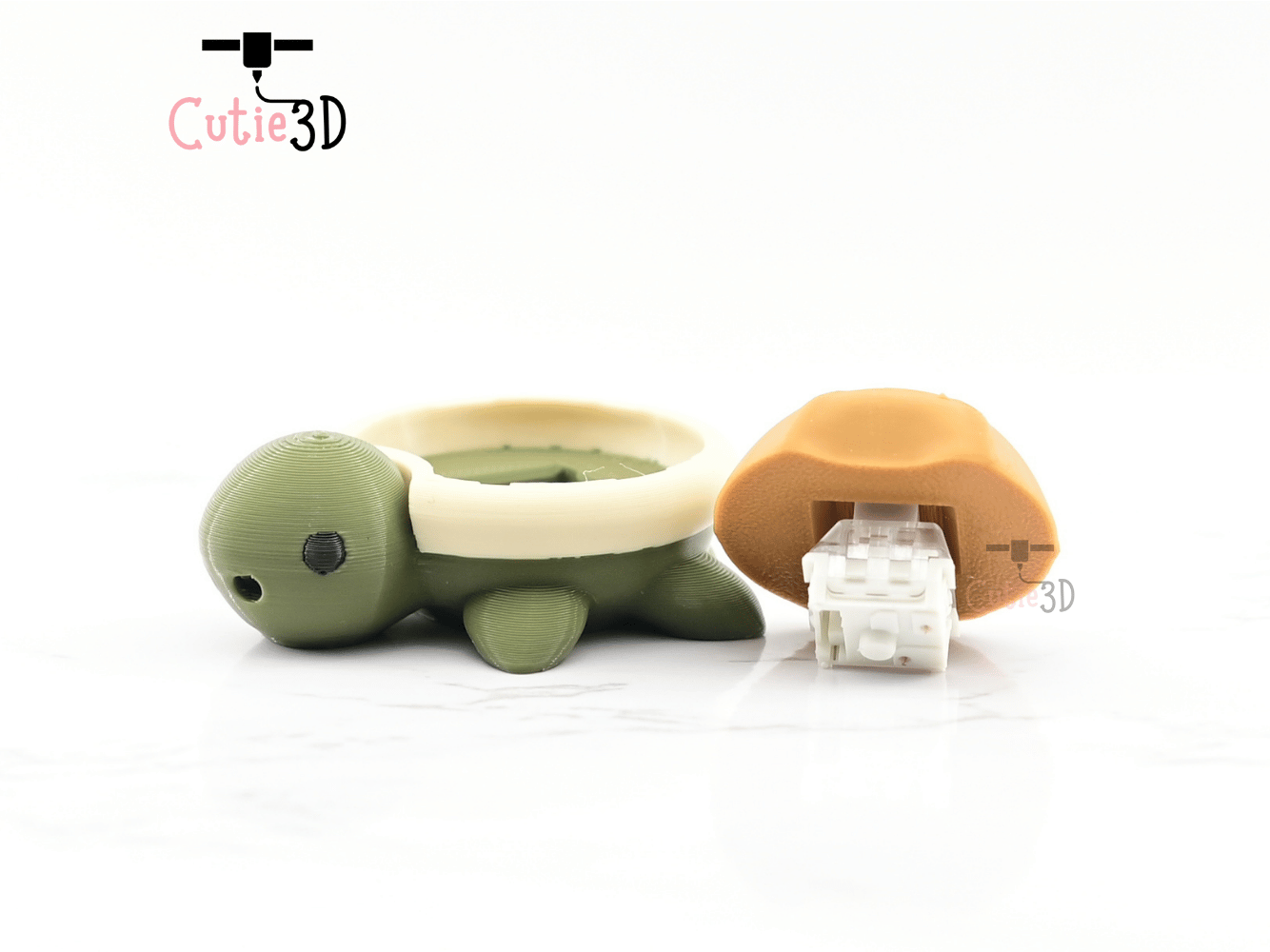 👌 Cutie3D Fidget Clicker Adorable Turtle Keychain - Cute Backpack ...