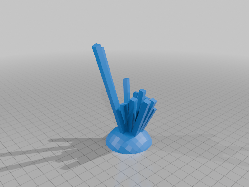 🔮 Crystal clump made with blender・Free 3D File for ・Cults