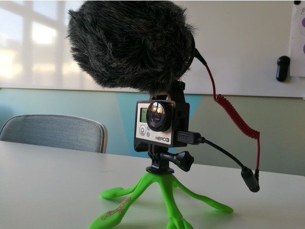 Free STL file GoPro Hero Frame w Hot Shoe Mount 🖼️ ・3D print design to ...