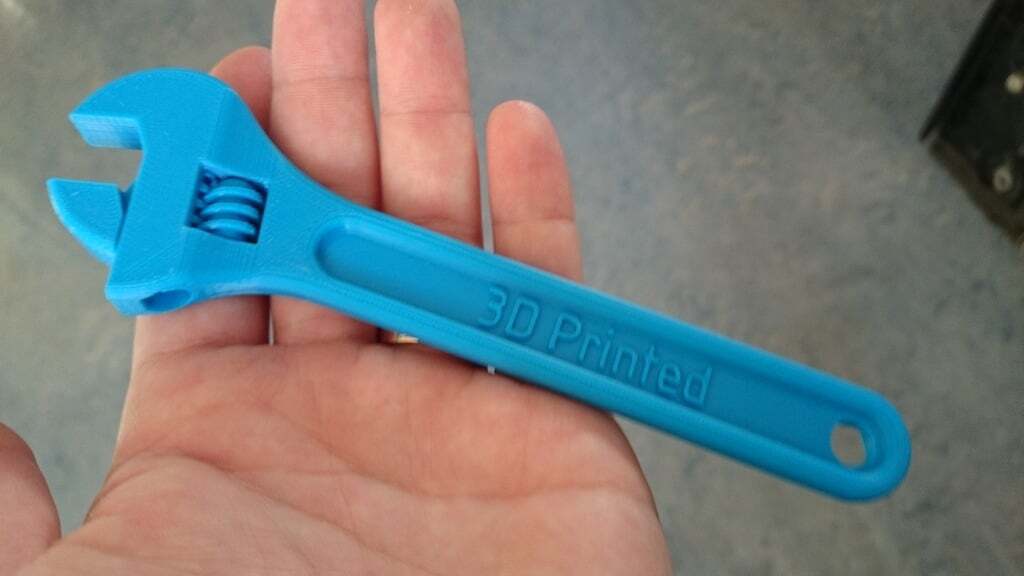 3D printable Fully assembled 3D printable wrench・Cults
