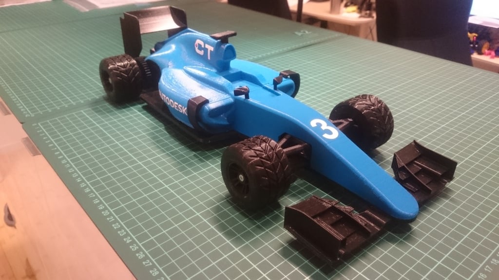 3D printing OpenRC F1 car - 1:10 RC Car・Cults