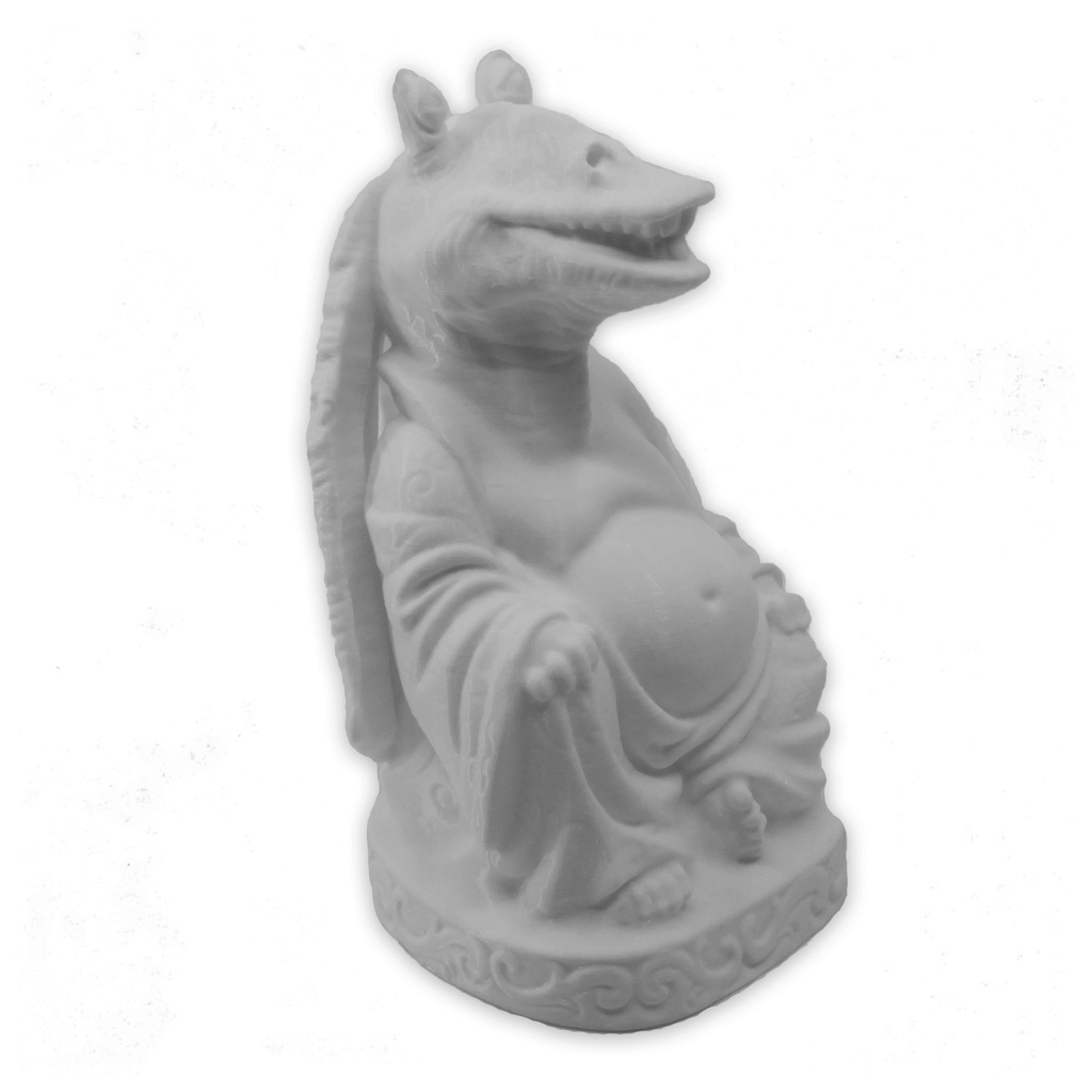 🫙 Jar Jar Binks | The Original Pop-Culture Buddha・Free STL File for ・Cults