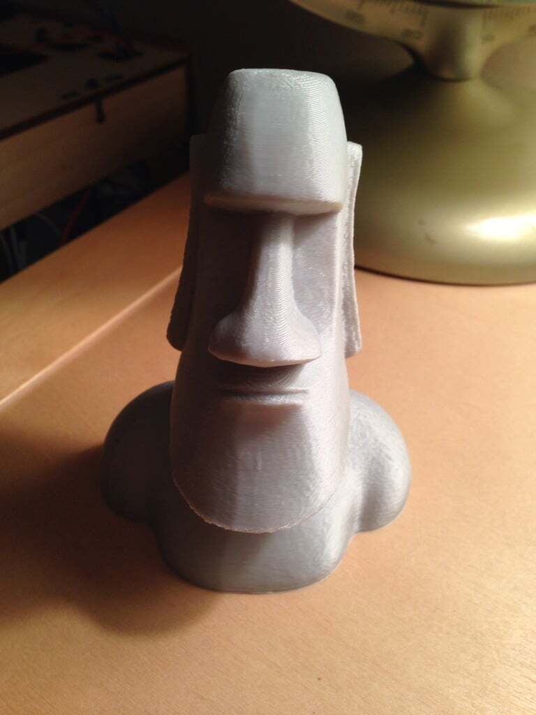 3D printing Flat-bottomed Moai・Cults