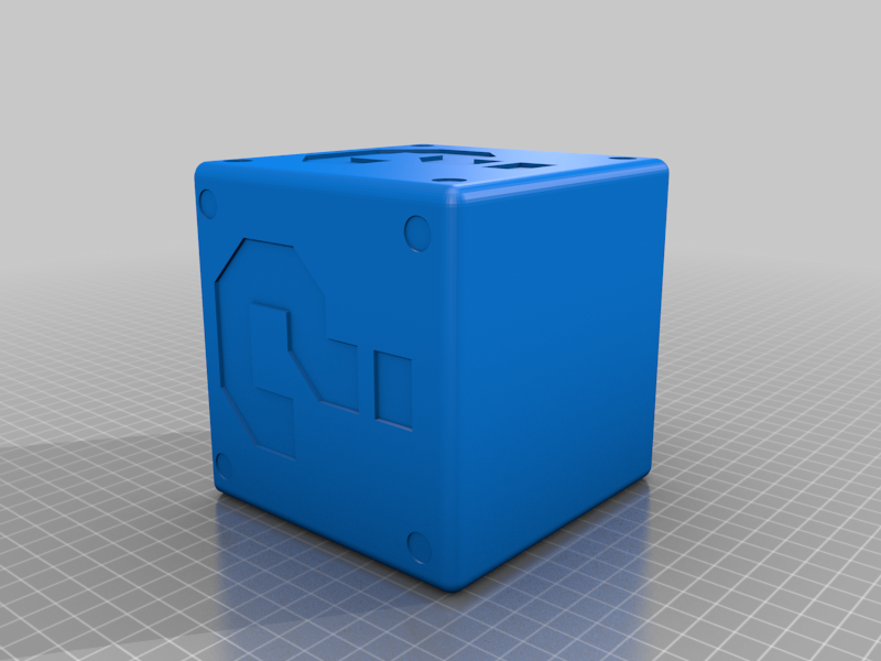 Super Mario Question Block Ornament・Free 3D File for ・Cults