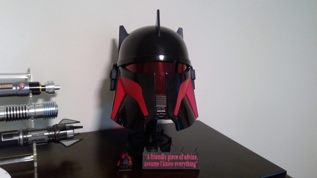 🪖 Moff Gideon helmet stand・Free 3D File for ・Cults