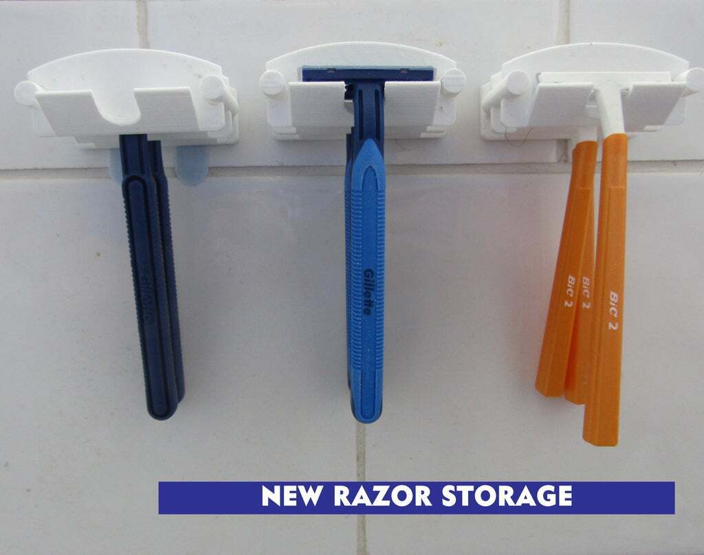 Free STL file Shaving razor rest 🪒 ・3D printer design to download・Cults