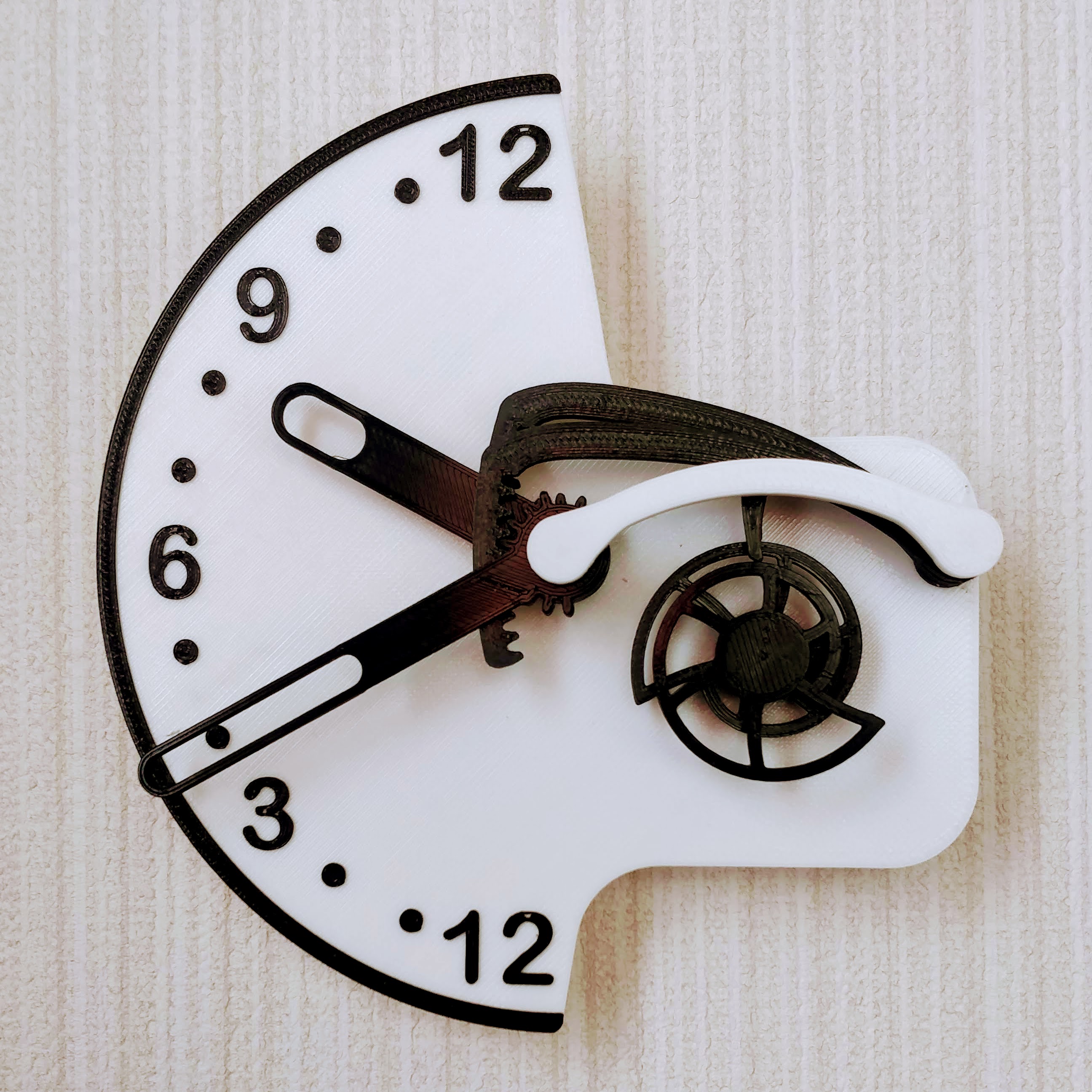 STL file Retrograde Clock 🕰️ ・3D printer model to download・Cults