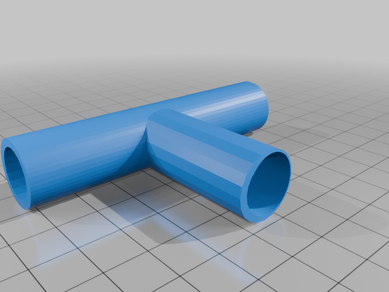 🧑‍🔧 T Coupler 3/4 pvc・Free 3D File for ・Cults