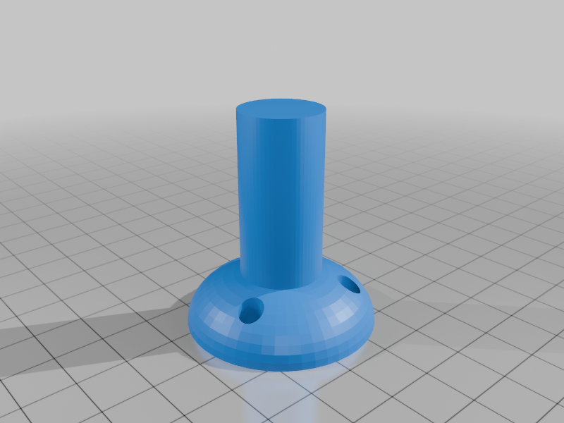 Free 3D file 3/4 pvc mount with screwholes 🧑‍🔧 ・Design to download and ...