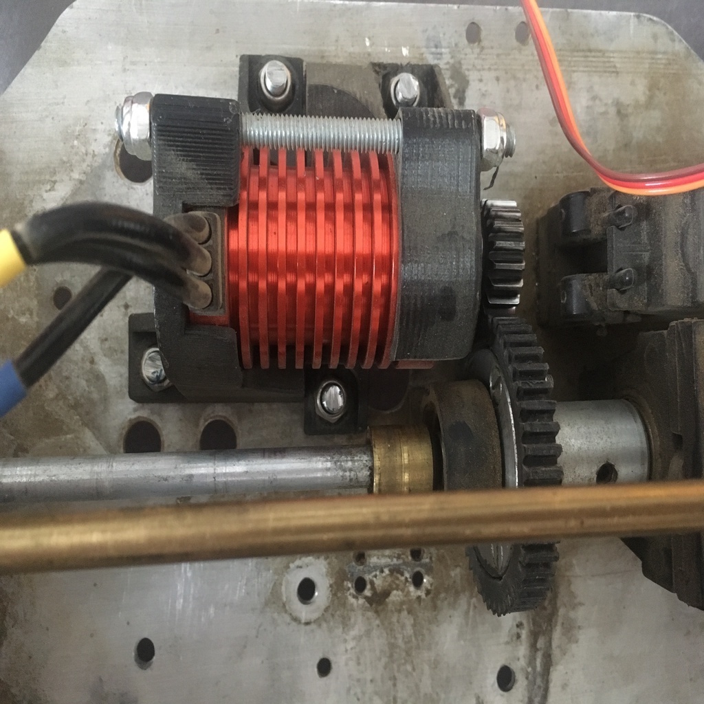 ⚡ RC 3650 Motor mount for nitro to electric conversion・Free 3D File for ...