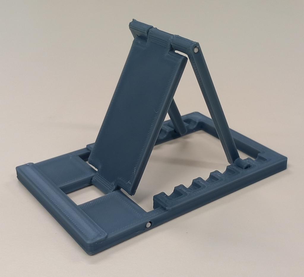 📞 Foldable, portable phone stand・Free STL File for 3D printing・Cults